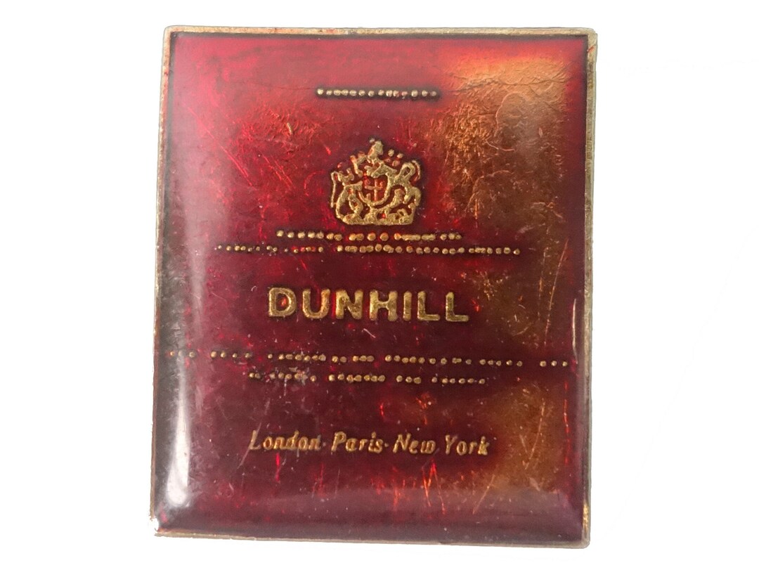 DUNHILL Cigarettes Pack Vintage Pin Lapel Advertising Mature Pinback - Etsy