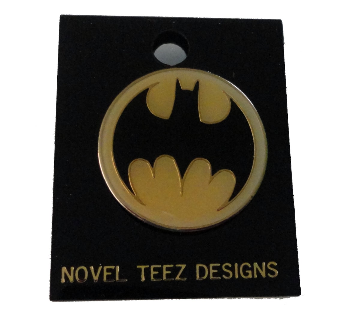 BATMAN Emblem 1989 DC Comics Vintage Enamel Pin Lapel Badge - Etsy