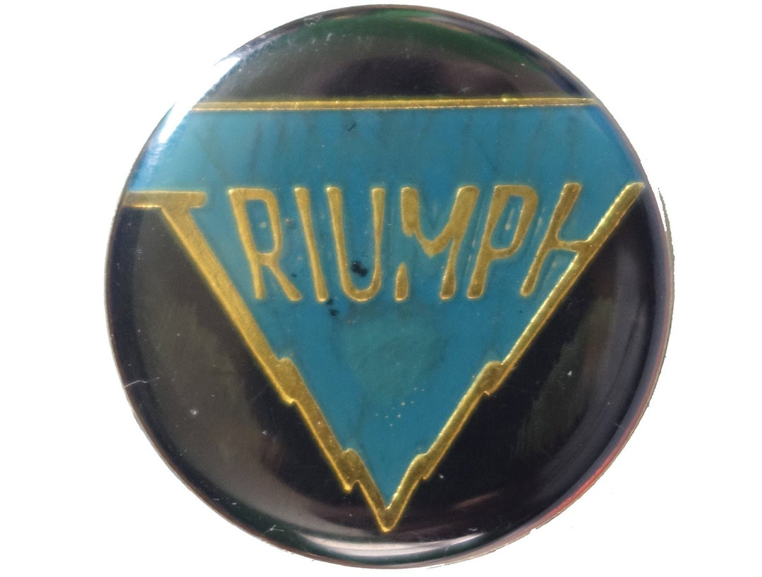 TRIUMPH Heavy Metal Vintage Enamel Pin Lapel Badge Gift Pinback Thunder ...
