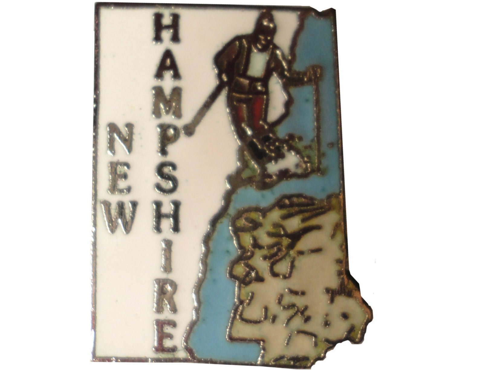 NEW HAMPSHIRE STATE Vintage Enamel Pin Lapel Badge Gift - Etsy