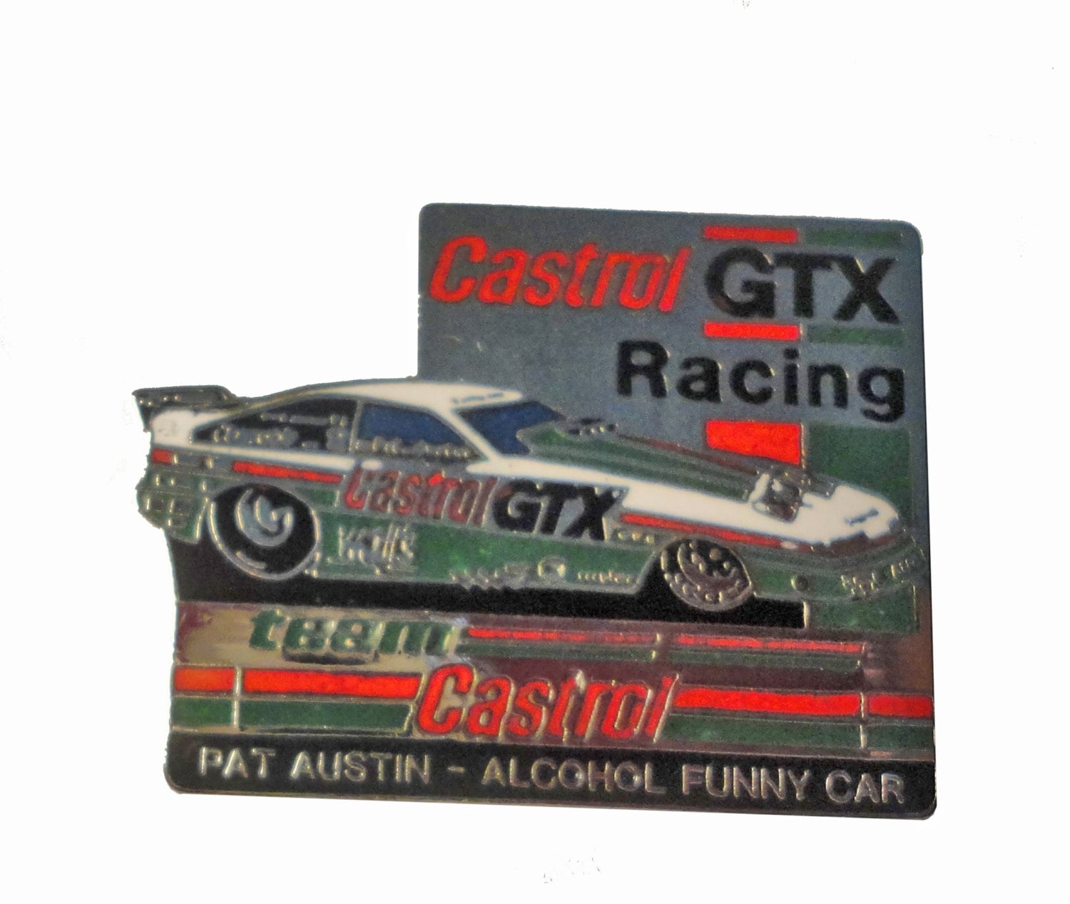 PAT Austin Alcohol Funny Car Vintage Enamel Pin Lapel Badge Souvenir ...