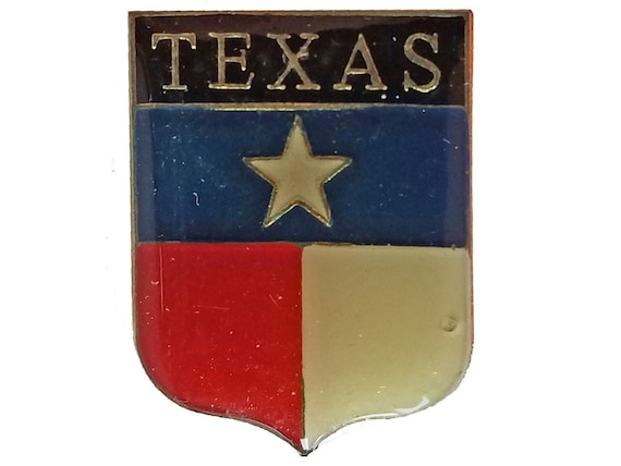 TEXAS STATE Vintage Enamel Pin Lapel Badge Gift Landscape Flag - Etsy