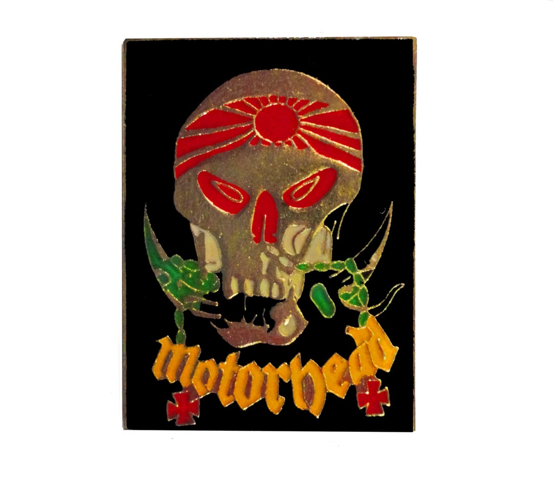 MOTORHEAD vintage enamel pin lapel badge cadeau Lemmy punk - Etsy France