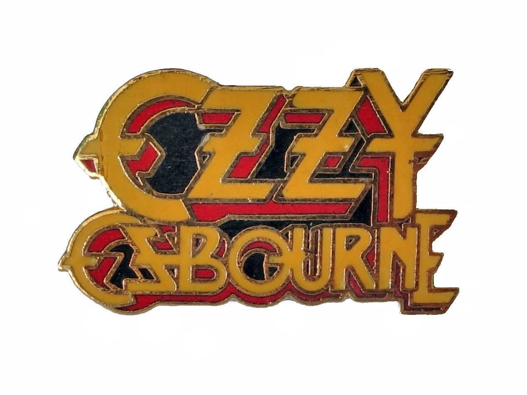 OZZY OSBOURNE Vintage Enamel Pin Lapel Badge Black Sabbath Heavy Metal Rock Concert Pinback - Etsy