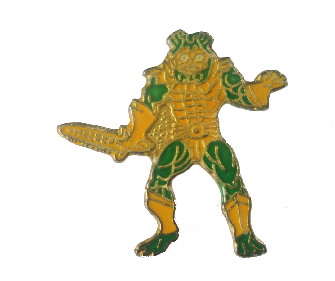 HE-MAN Mer Man Vintage Enamel Pin Lapel Badge Comic Book Morning ...