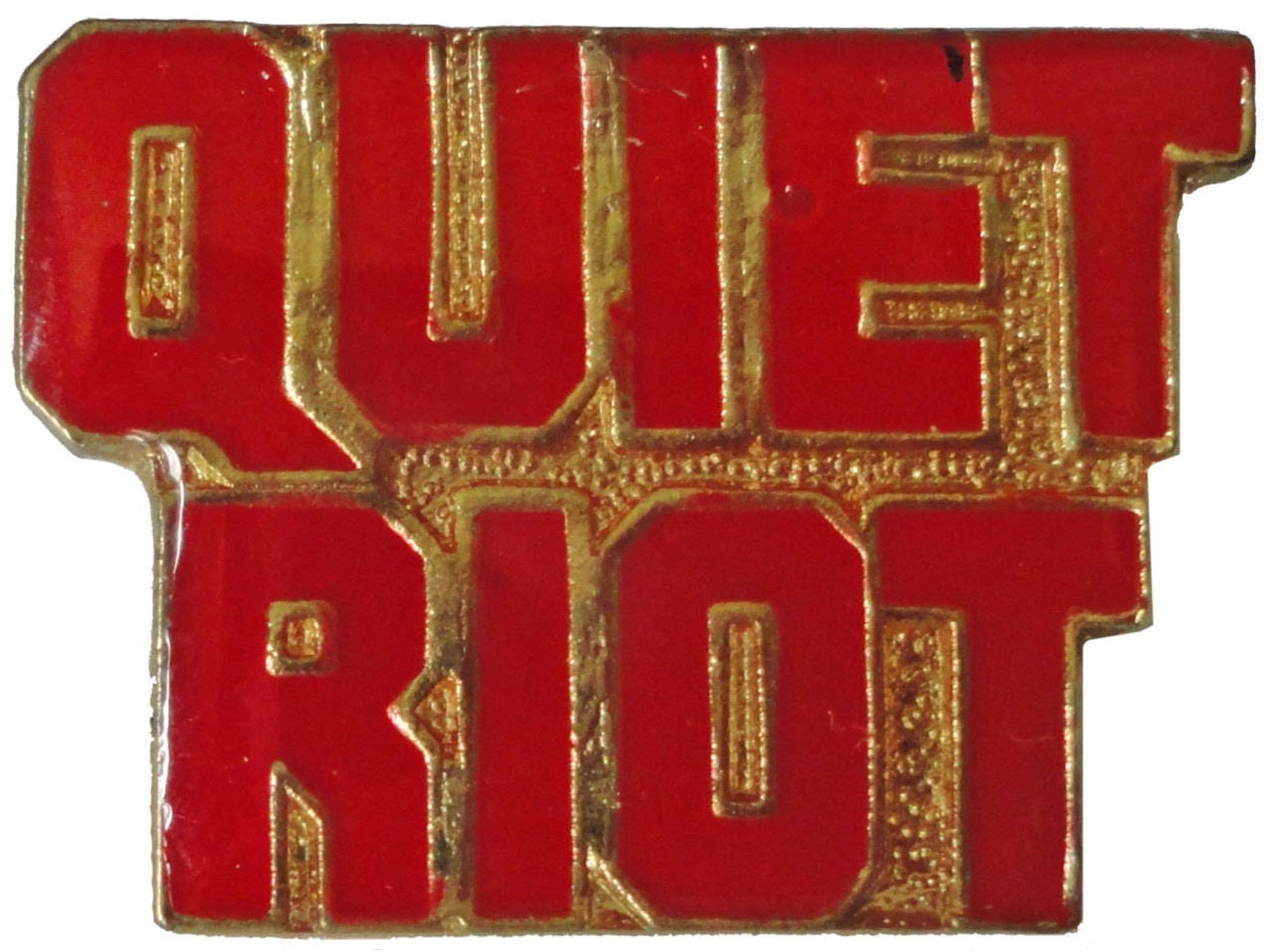 QUIET RIOT Metal Health Vintage Enamel Pin Heavy Metal 1980s - Etsy