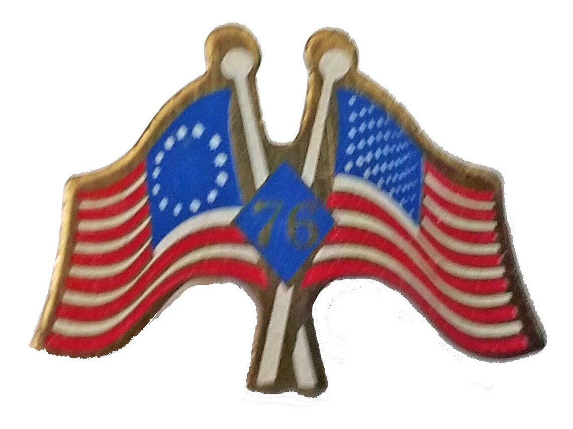 AMERICA Bicentennial 1976 1776 Vintage Enamel Pin Lapel Badge - Etsy