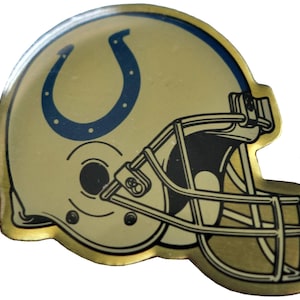 INDIANAPOLIS COLTS Helmet Logo Vintage Enamel Pin Lapel Badge Nfl ...