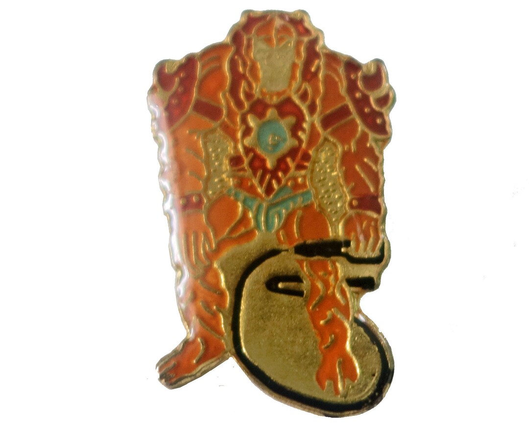 HE-MAN Beast Man Vintage Enamel Pin Lapel Badge Comic Book Morning ...