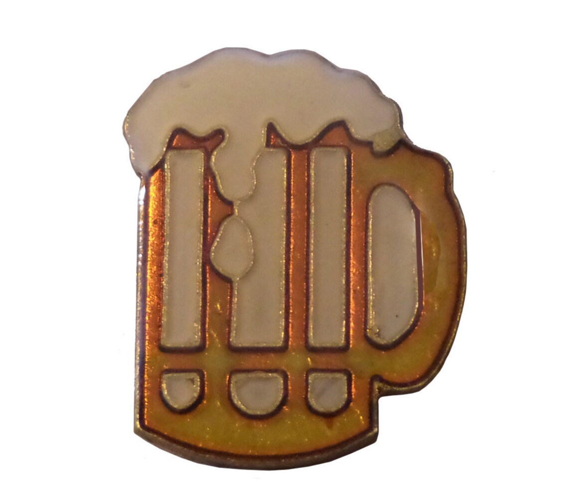 BEER MUG Vintage Enamel Pin Lapel Badge Brooch Gift Root Beer | Etsy
