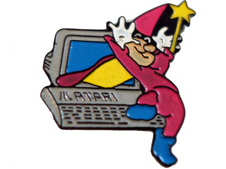 ATARI ST PC Wizard Vintage Enamel Pin Lapel Badge Gift Tie Hat - Etsy