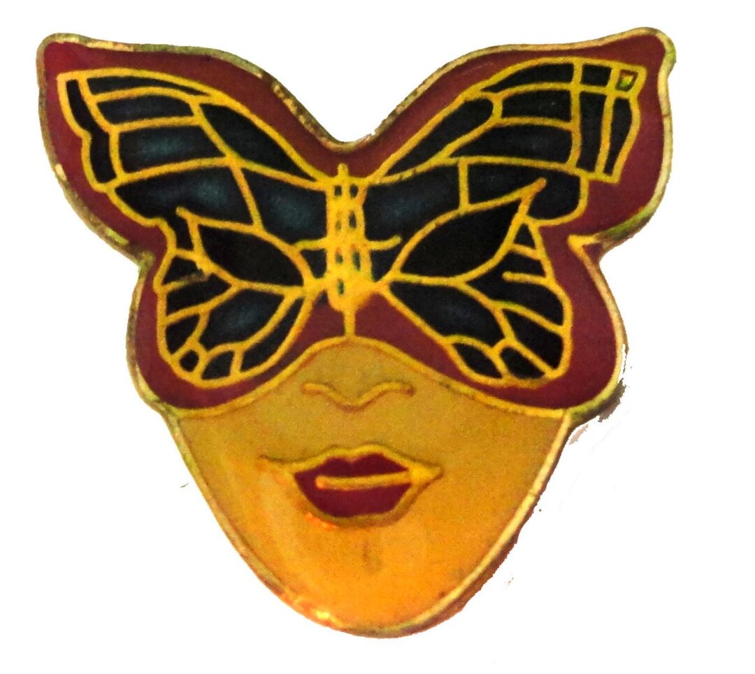 MONARCH Mind CONTROL Vintage Cloisonne Pin Brooch Mk Ultra Cia - Etsy