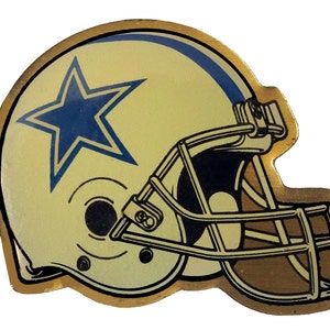 DALLAS COWBOYS Vintage Enamel Pin Lapel Badge Texas NFL Football ...