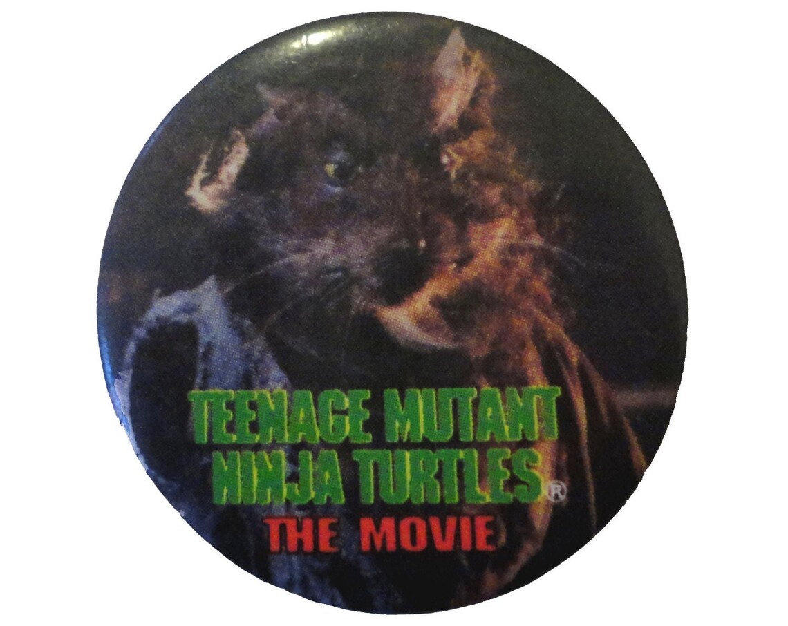 Teenage Mutant Ninja Turtles Movie SPLINTER Vintage Enamel Pin - Etsy