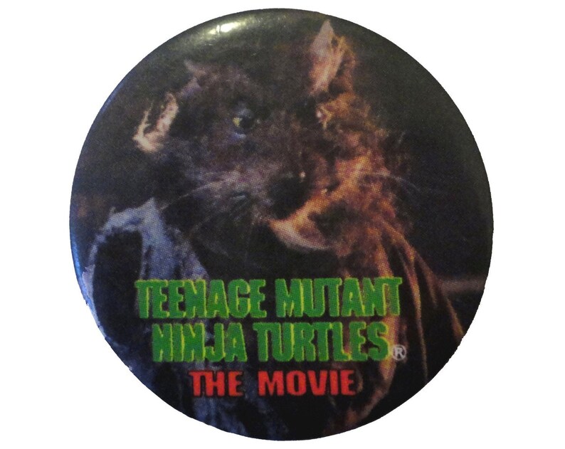 Teenage Mutant Ninja Turtles Movie SPLINTER Vintage Enamel Pin - Etsy