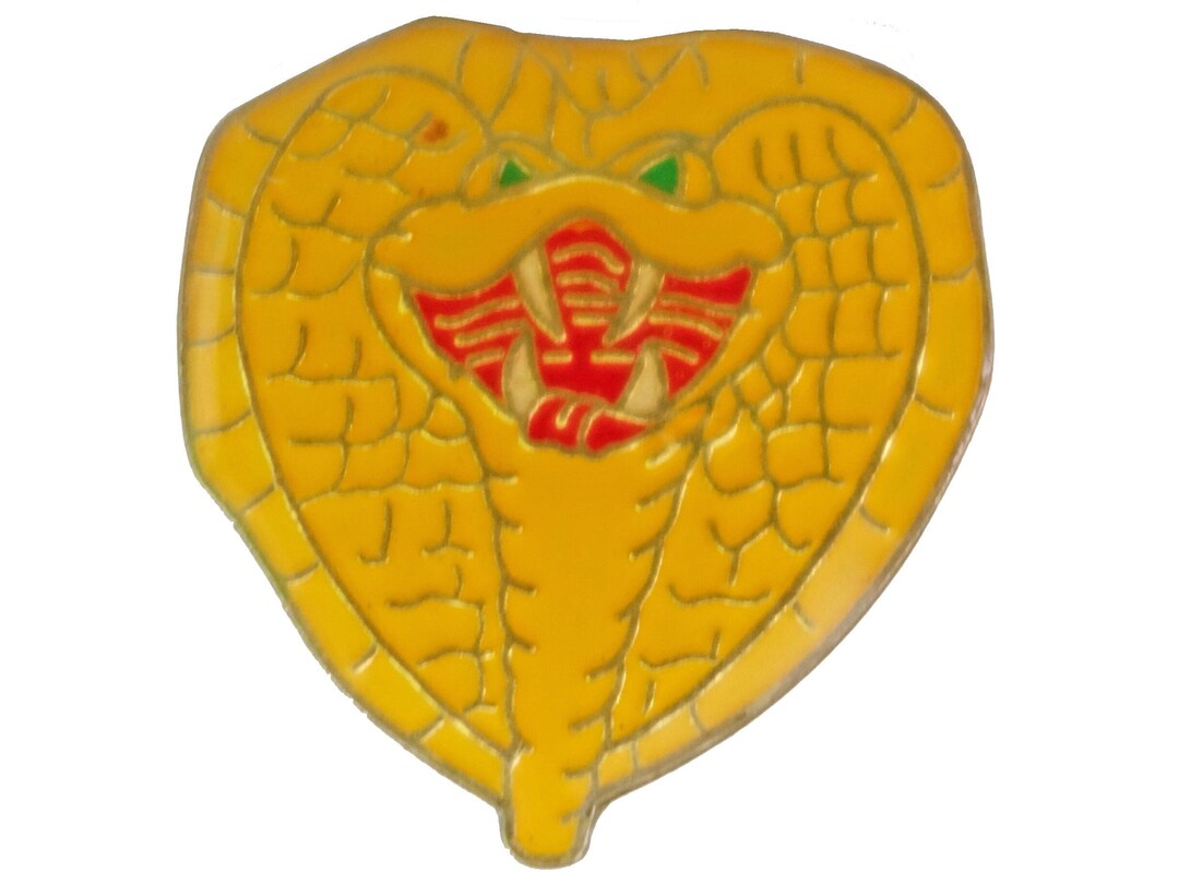 COBRA HEAD VENOM Vintage Enamel Lapel Pin Snake Pinback - Etsy