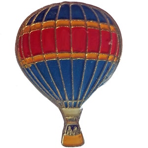 HOT Air Balloon Vintage Enamel Pin Lapel Badge Pinback - Etsy