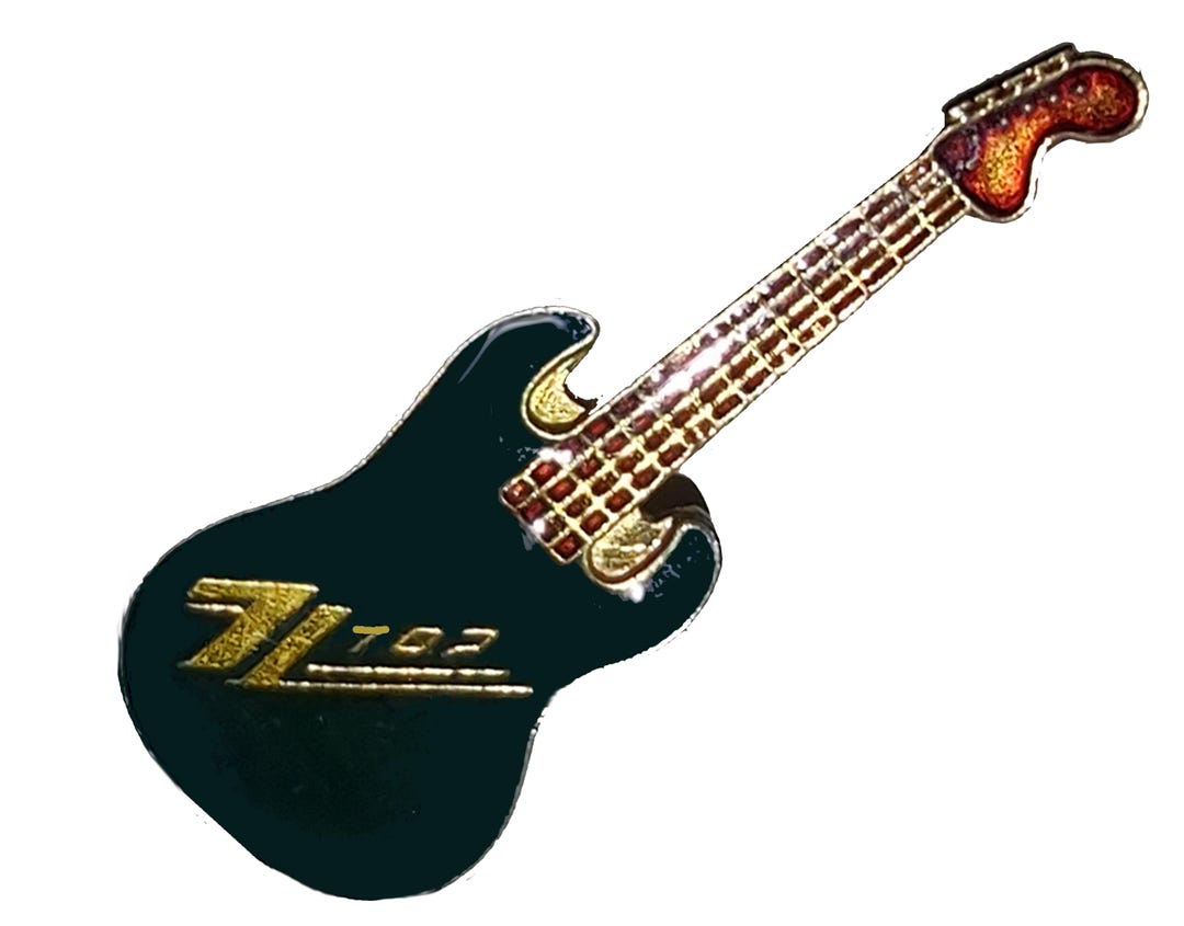 ZZ TOP Guitar Heavy Metal Vintage Enamel Pin Lapel Badge Pinback - Etsy