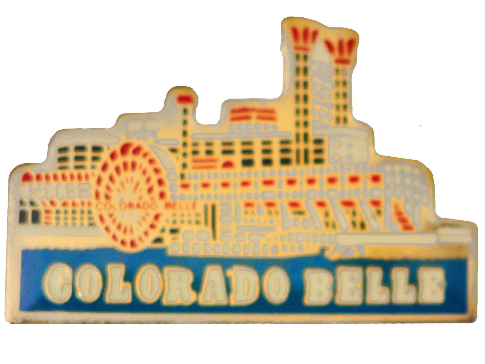 COLORADO BELLE Vintage Enamel Pin Lapel Badge Gift Laughlin - Etsy