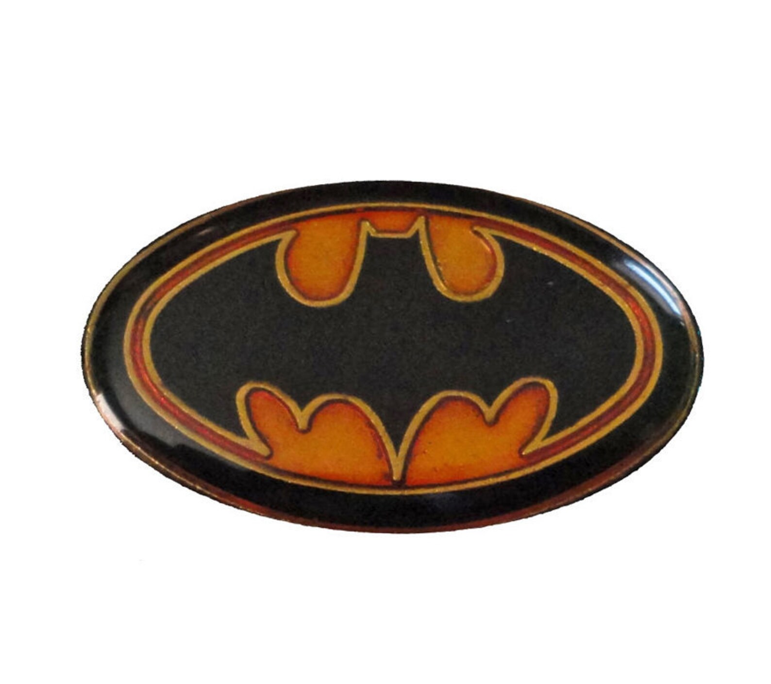BATMAN Emblem 1989 DC Comics Vintage Enamel Pin Lapel Badge | Etsy