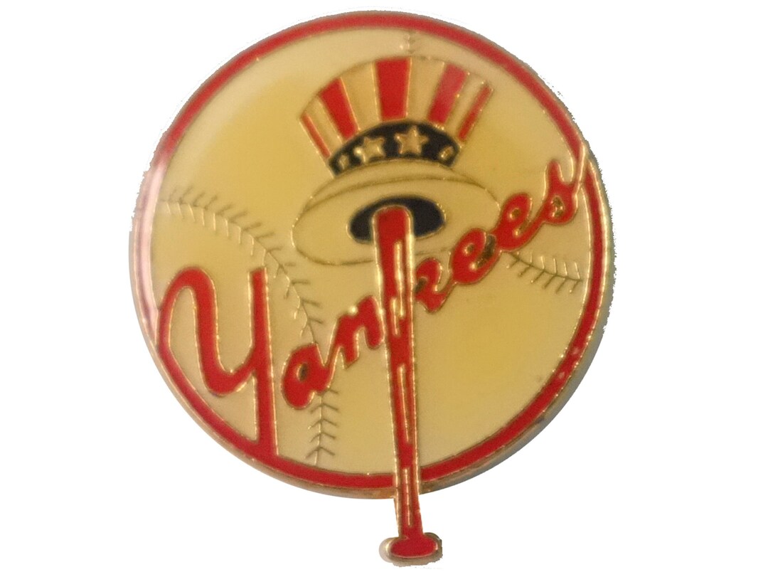 NEW YORK YANKEES Logo Baseball Mlb Vintage Enamel Pin Lapel Badge Gift ...