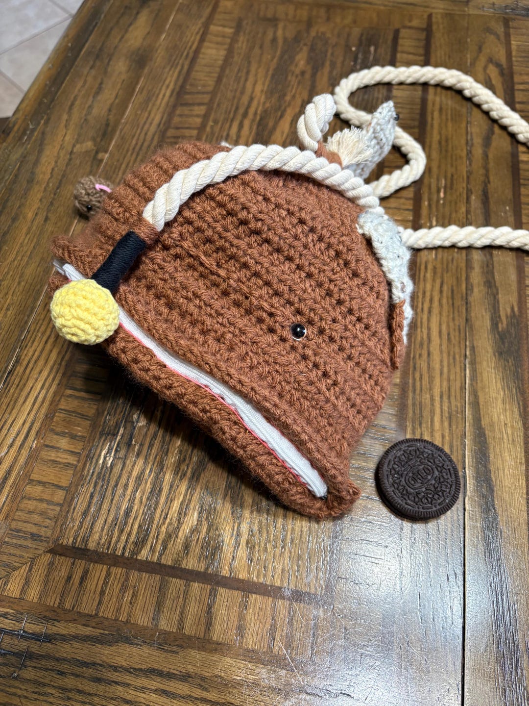 Crochet Anglerfish Bag. - Etsy
