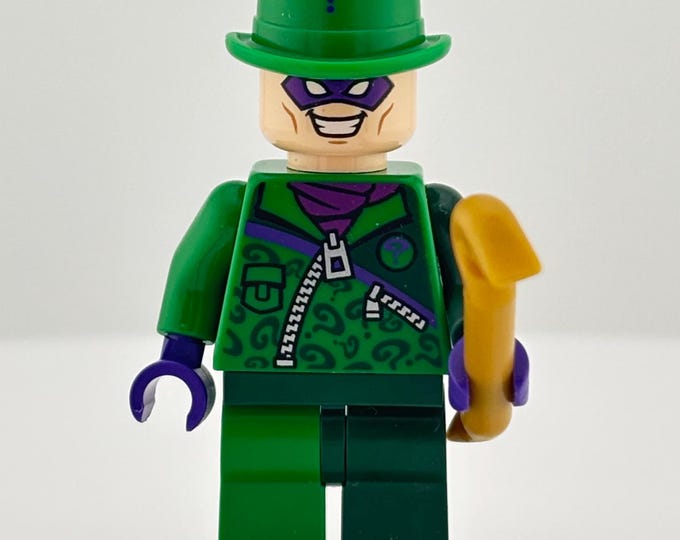 LEGO® Riddler Minifigure – Classic Batman Villain in Green Zipper ...