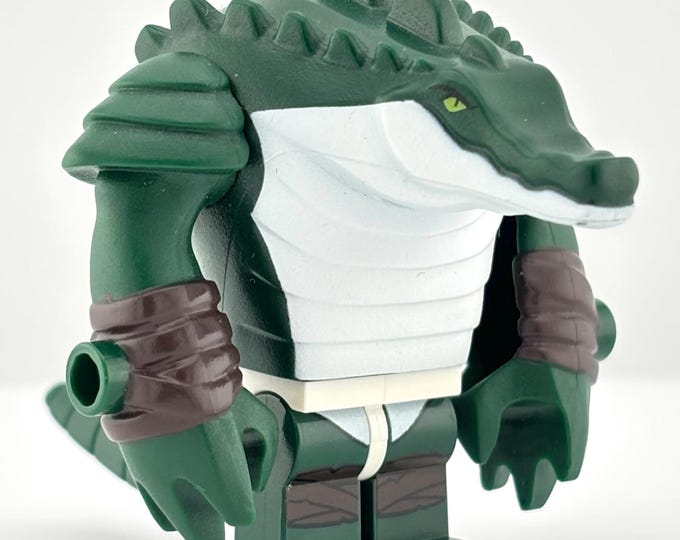 LEGO® Leatherhead TMNT Minifigure, Mutant Alligator, Swamp-dwelling ...
