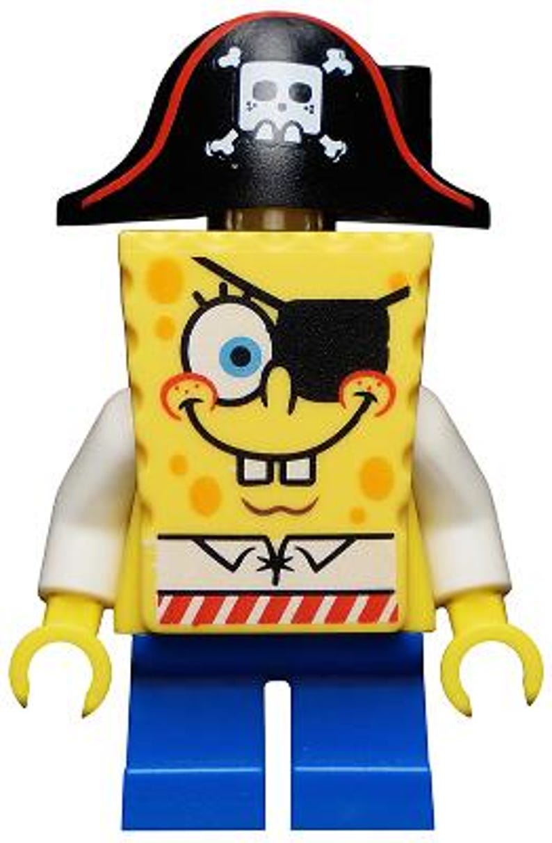 LEGO® Spongebob - Pirate Spongebob Squarepants Minifigure – Nautical ...