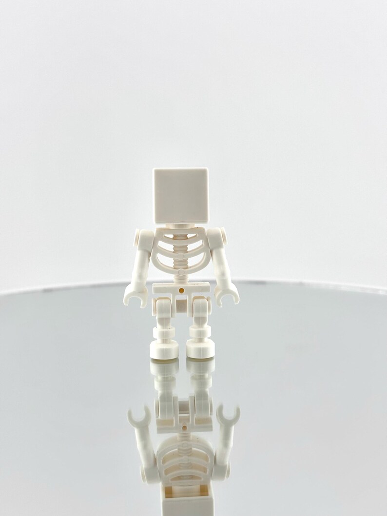 LEGO® Minecraft Skeleton Minifigure – Pixelated Bone Warrior – Rare ...