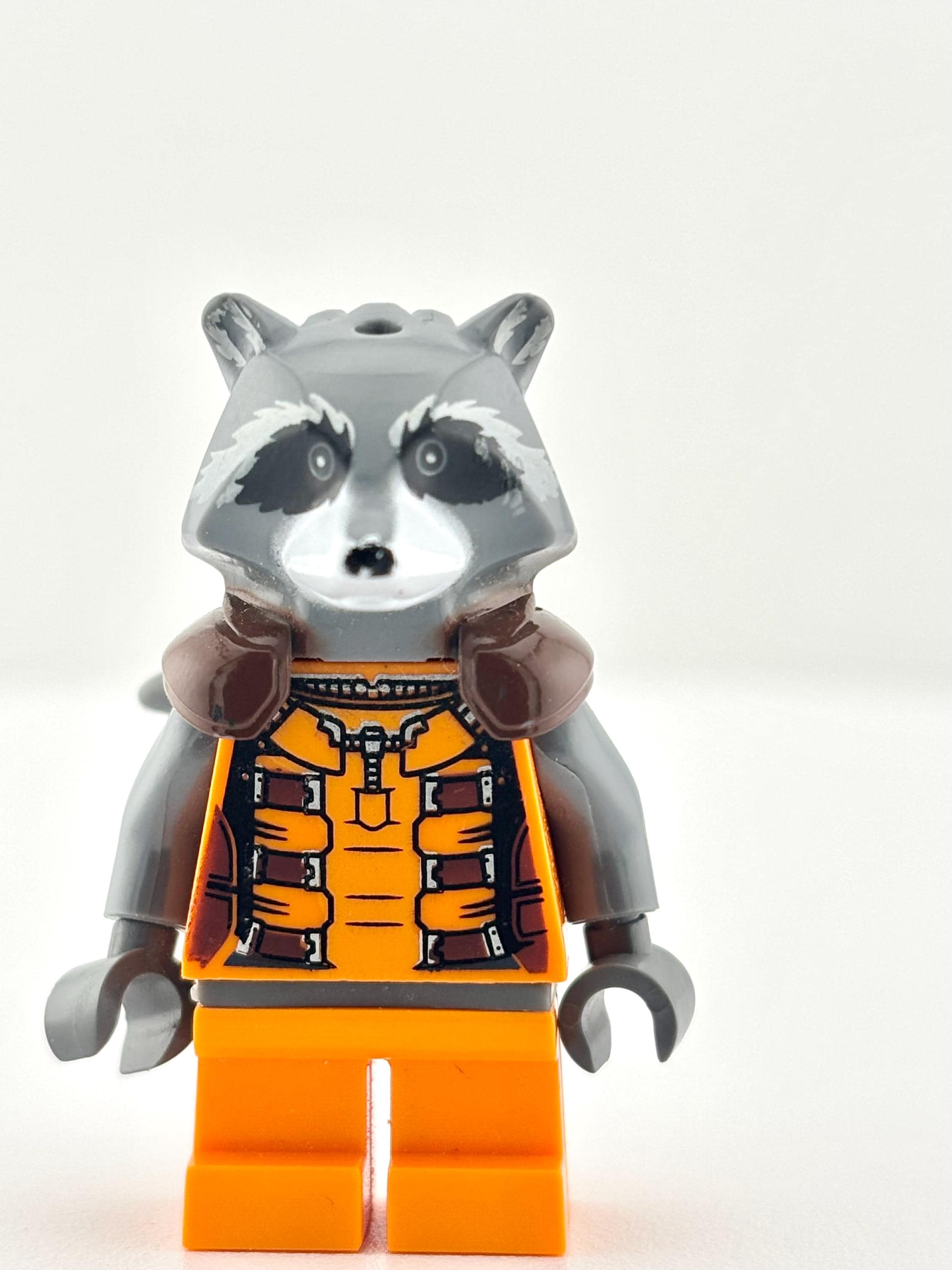 LEGO® Rocket Raccoon Marvel Minifigure - Orange and Reddish Brown ...