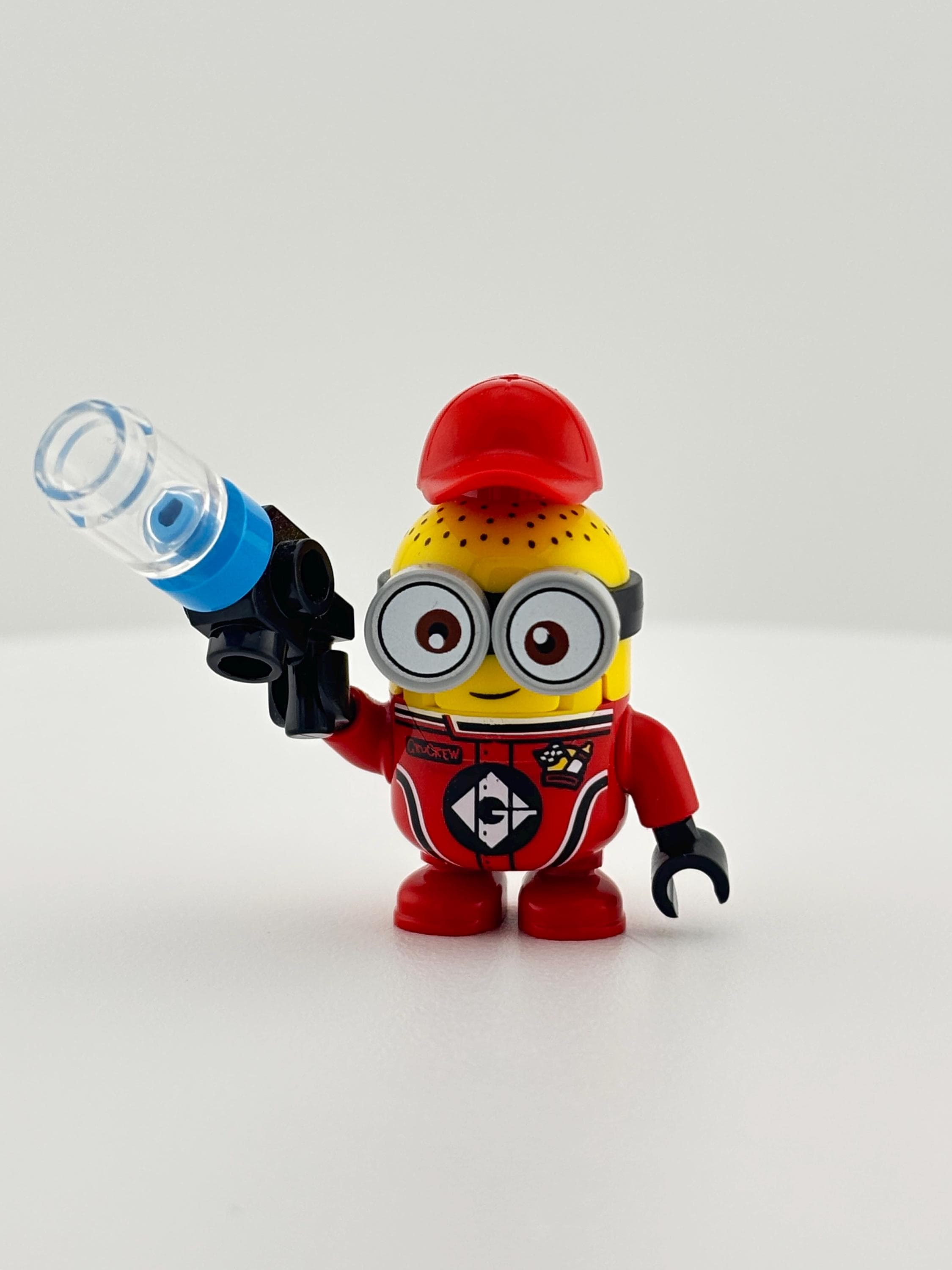 LEGO® Minion Pit Crew Ron Minifigure – Despicable Me 4 Movie Figure ...