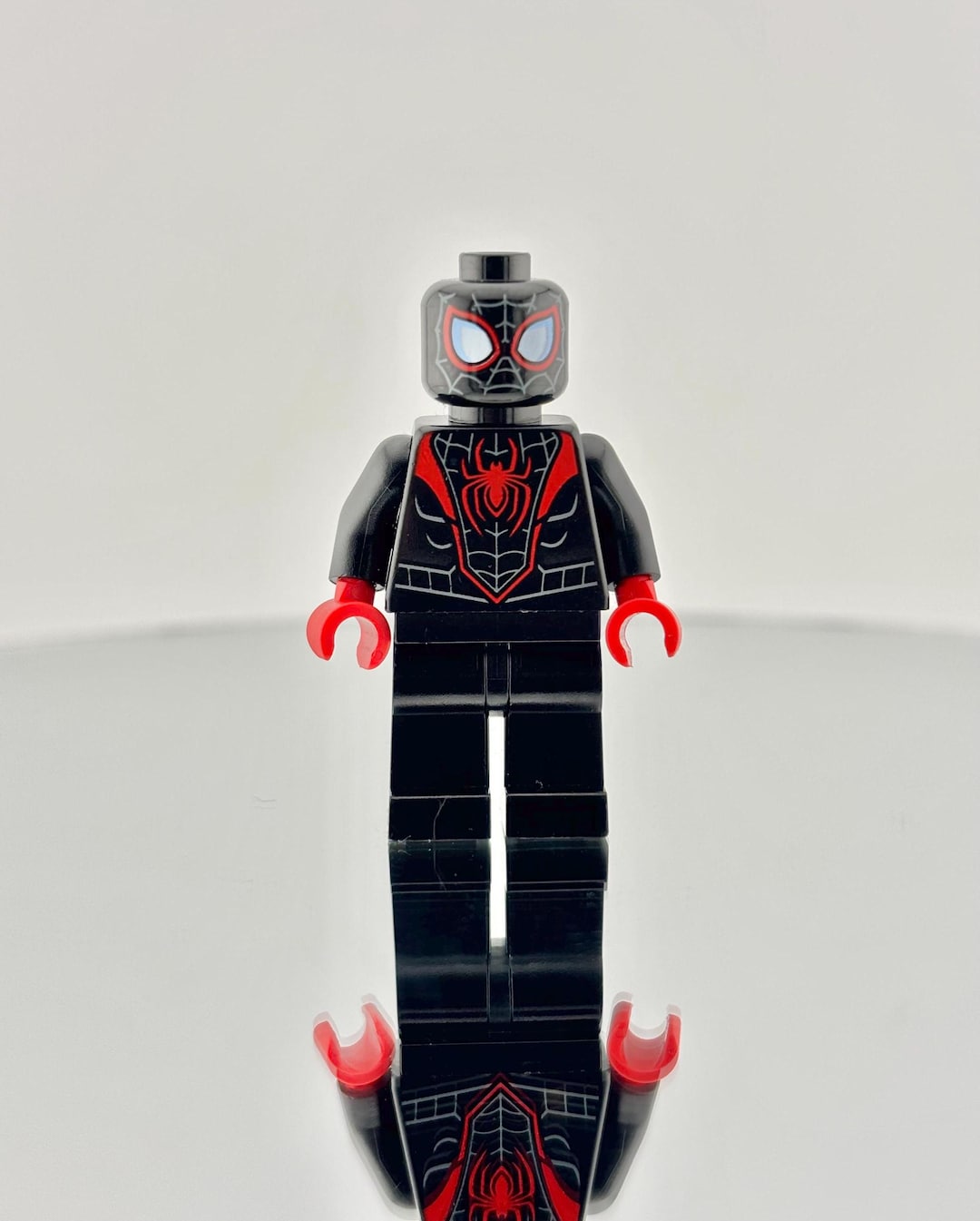 LEGO® Spider-man (miles Morales) Marvel Minifigure – Dark Gray Webbing ...