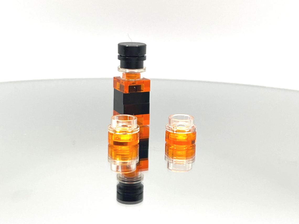 LEGO® Whiskey Bottle & Glasses: Custom Minifigure Bar Set - Etsy
