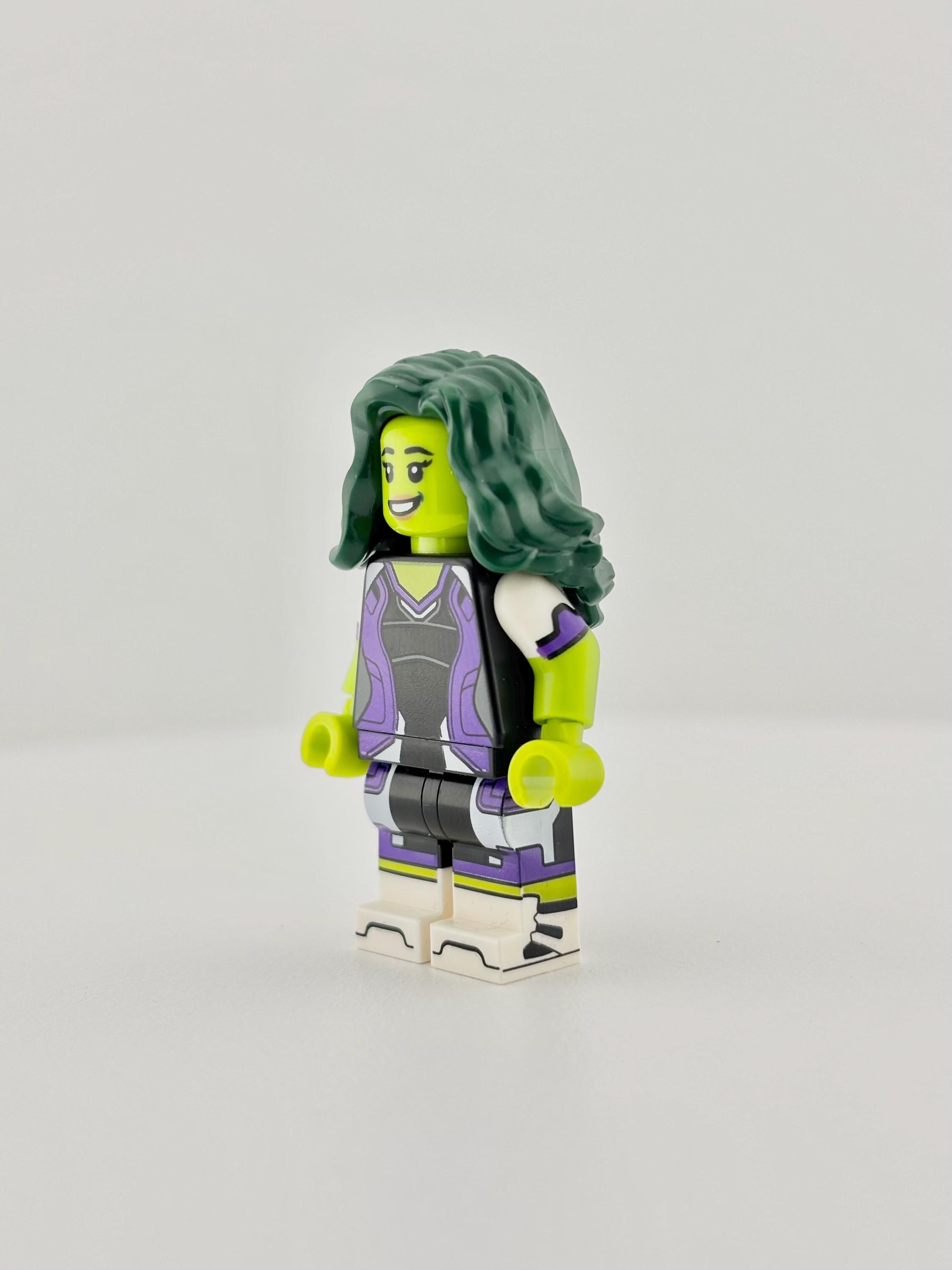 LEGO® She-hulk Marvel Minifigure – Marvel Studios Series 2 – Green ...