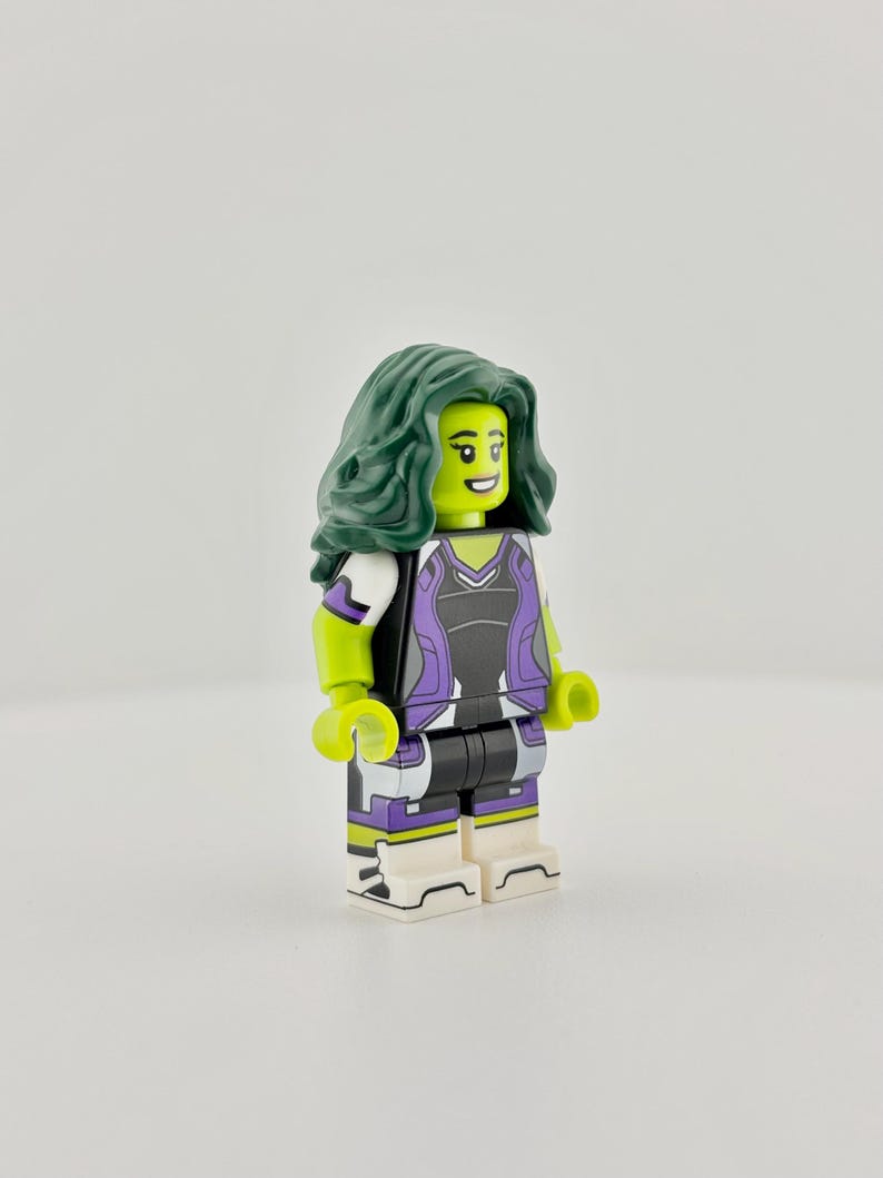 LEGO® She-hulk Marvel Minifigure – Marvel Studios Series 2 – Green ...