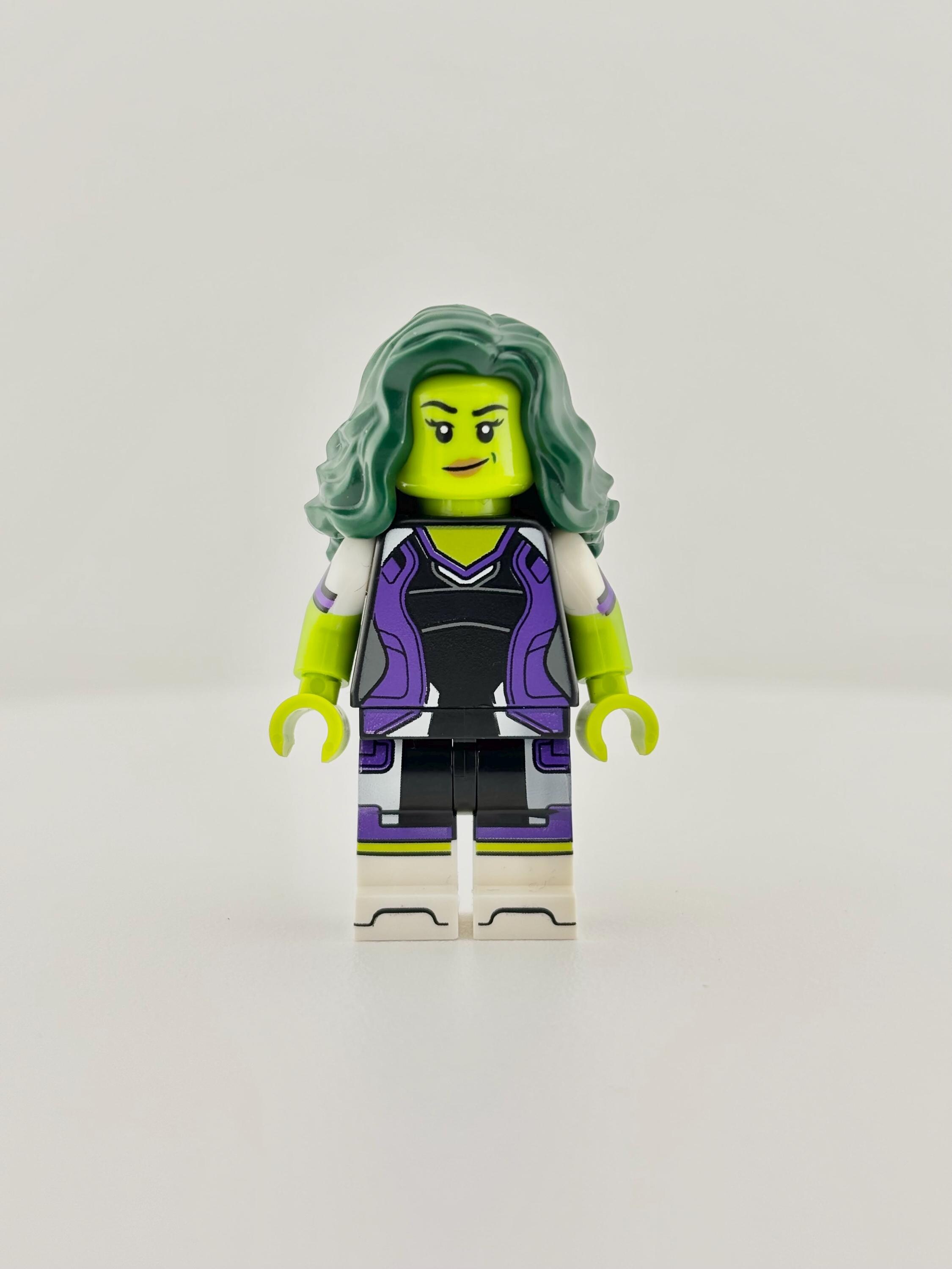 LEGO® She-hulk Marvel Minifigure – Marvel Studios Series 2 – Green ...