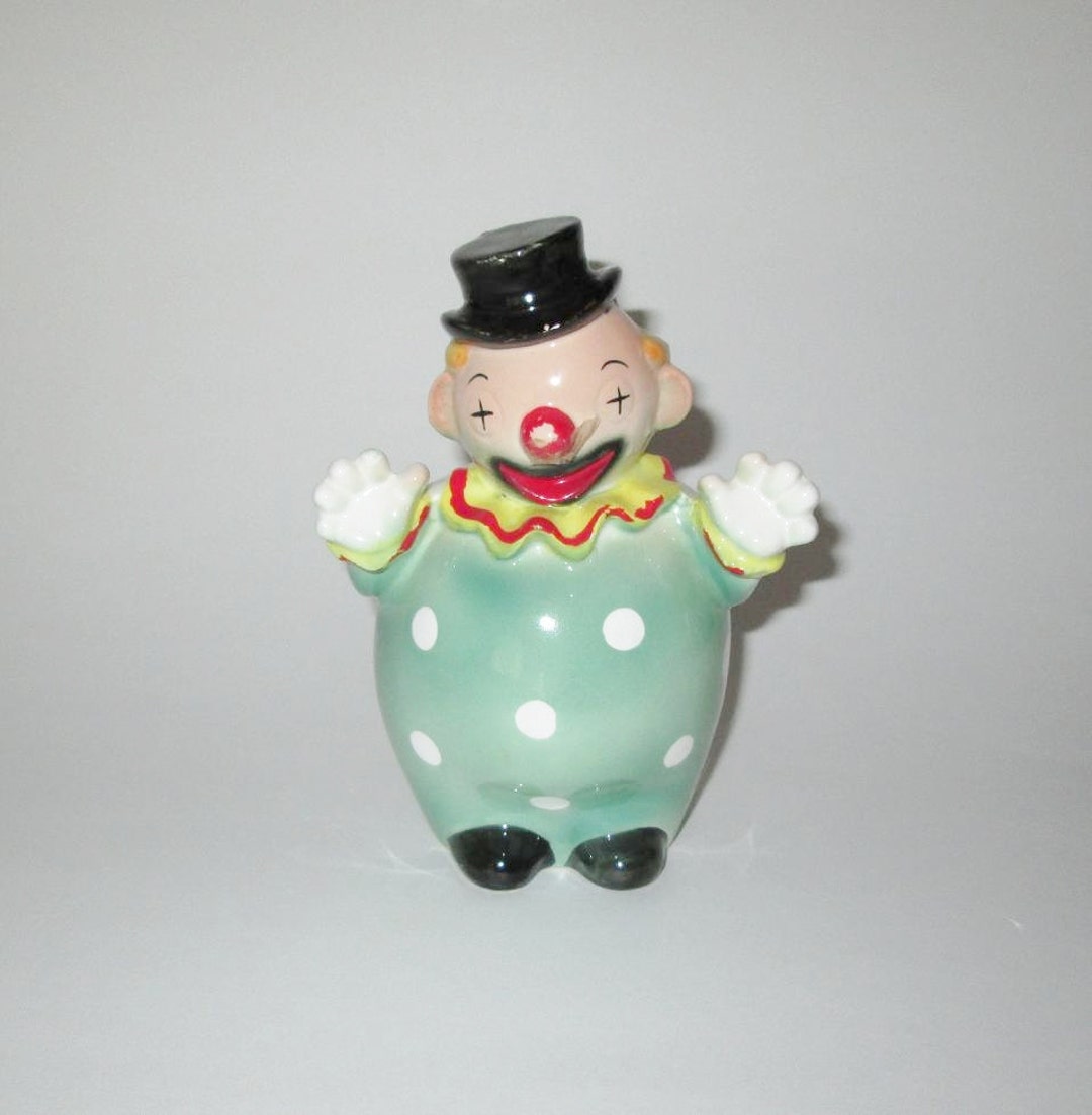 Vintage 1950s Clown Planter by Velco Japan - Etsy