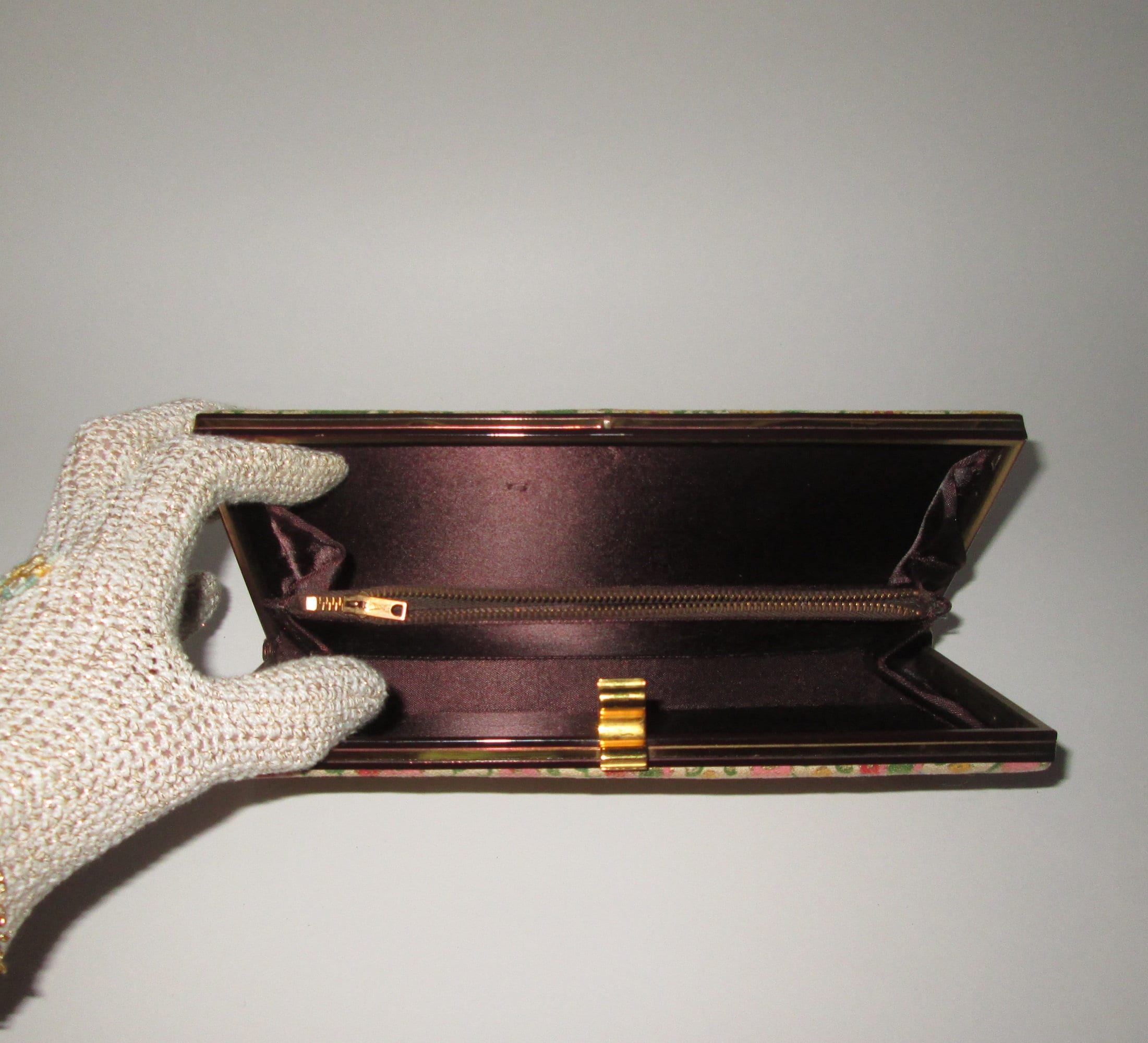 Vintage 1950s Novelty Print Purse With Rickshaw & Animal Design by ...