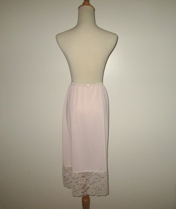 Vintage 1950s Pink Half Slip By Vanity Fair Size S Gem