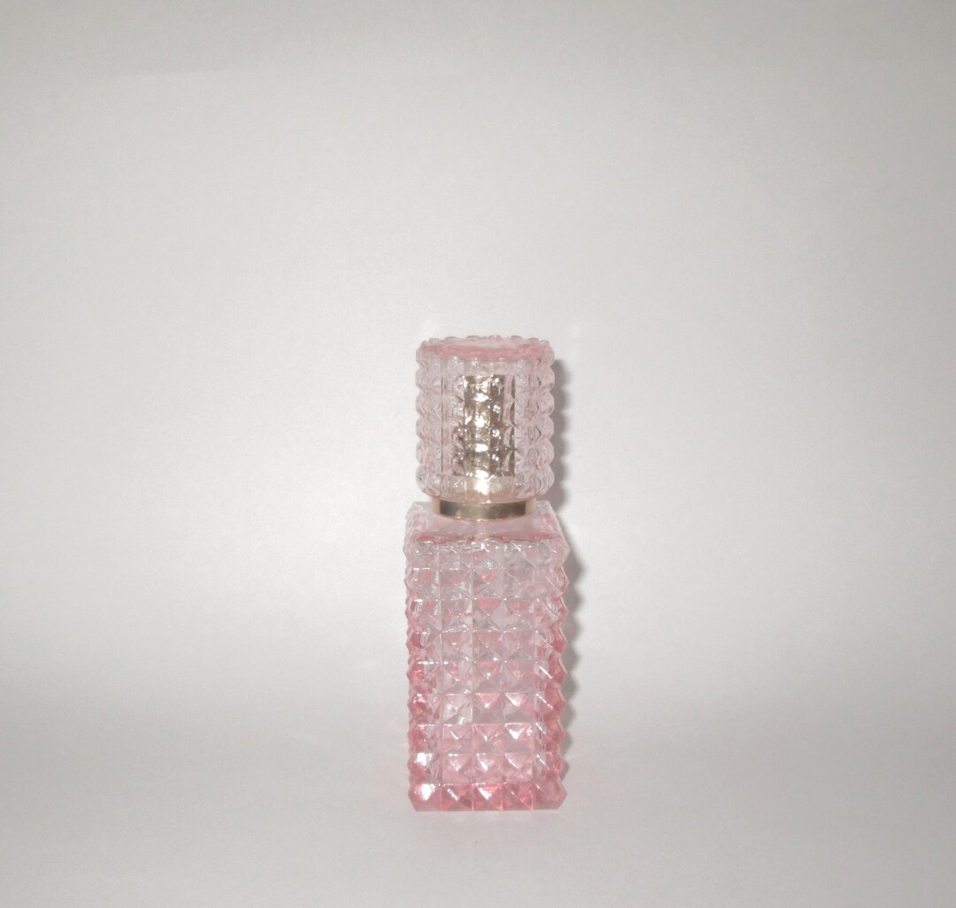 Vintage Pink Perfume Atomizer Bottle - Pretty! - Etsy