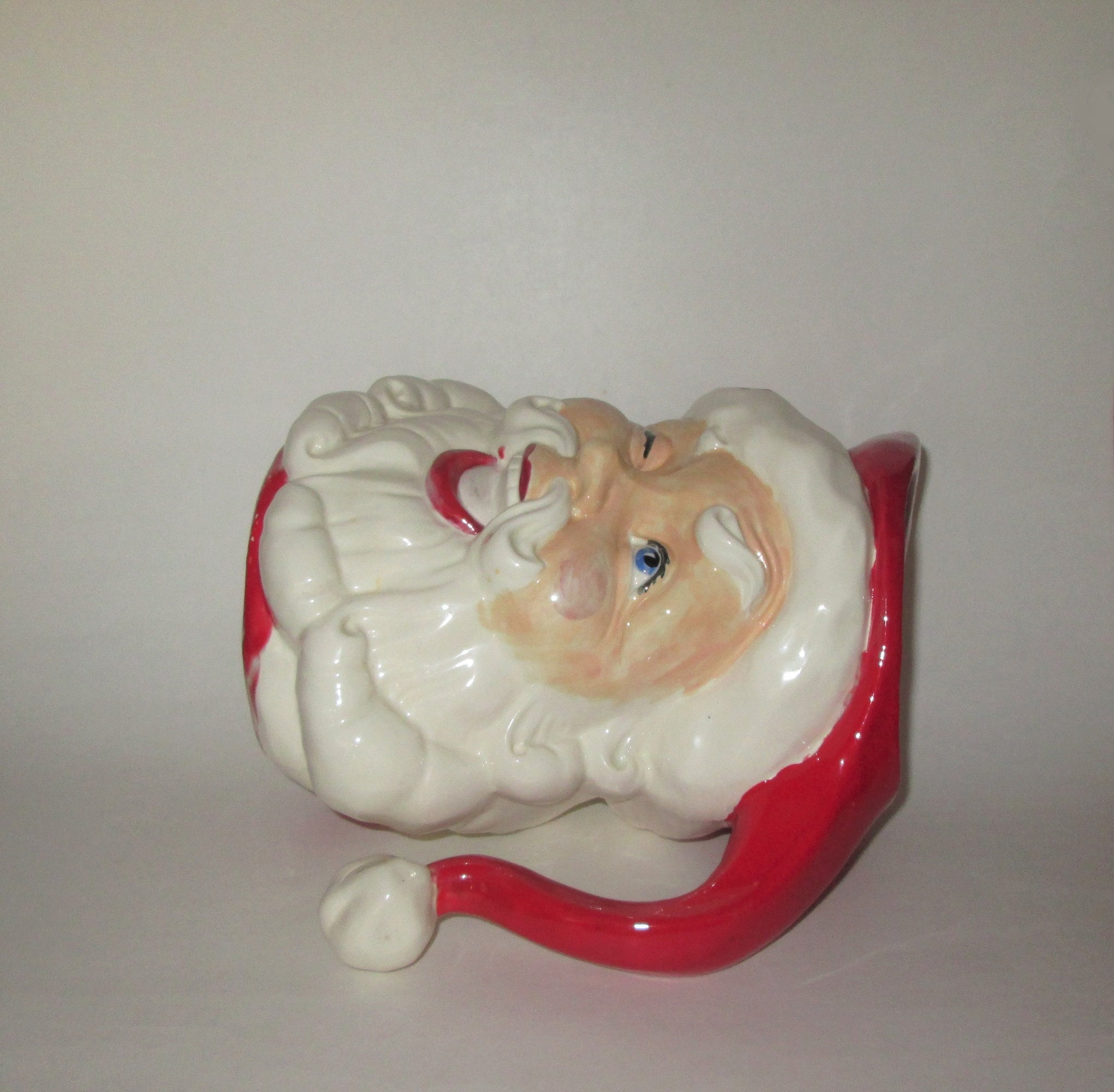 Vintage 1950s Winking Santa Claus Pitcher Large - Etsy