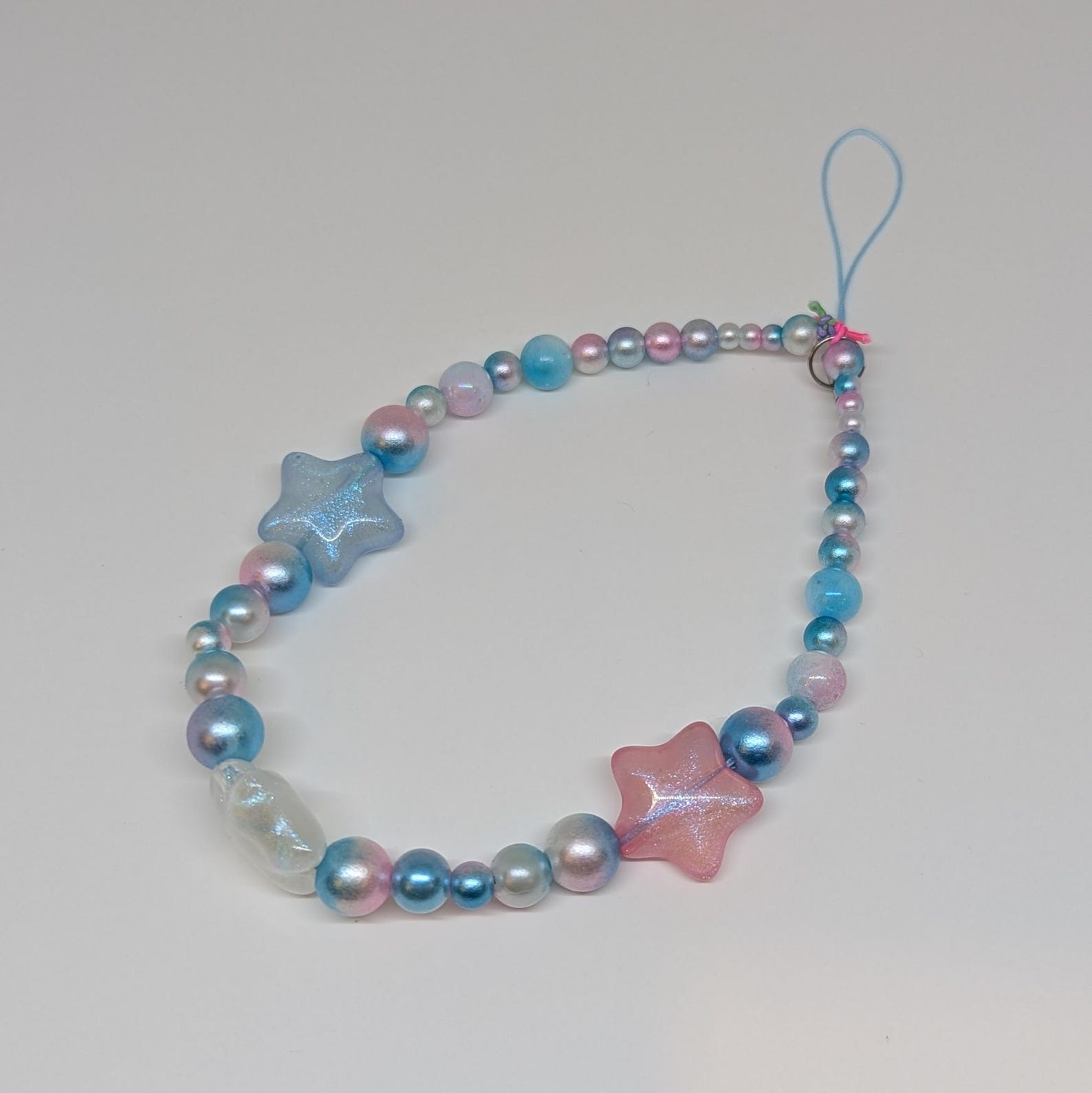 Transgender Pride Flag Phone Wrist Strap | Beaded Wrist Strap, Pride ...