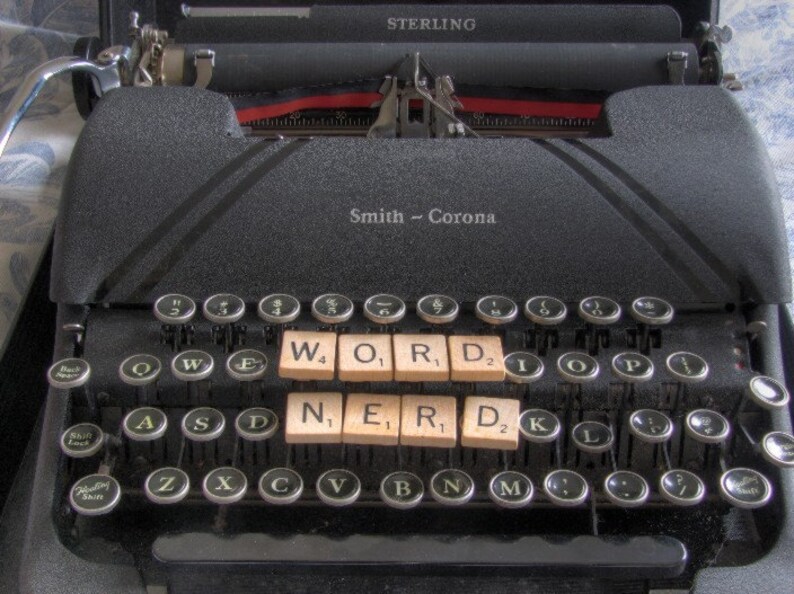 Set of 3 Steampunk Greeting Cards Typewriter Scrabble - Etsy