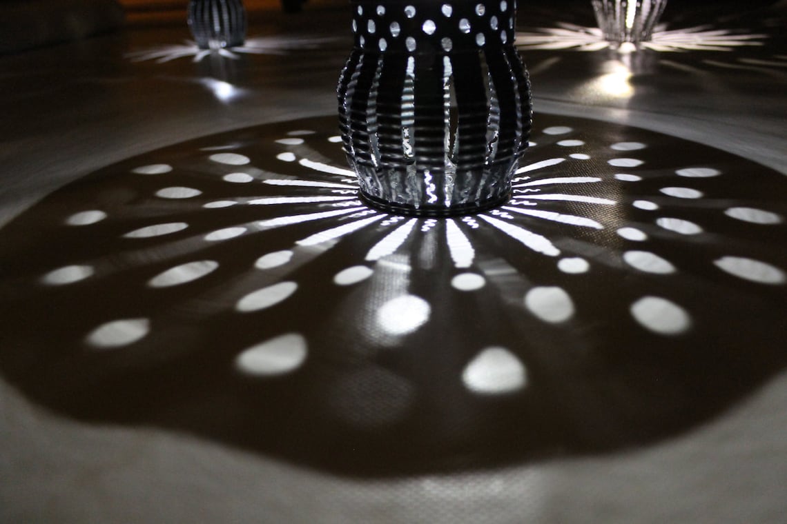 Metal Luminary, Luminary, Lantern,candle, Tea Light, Garden Light ...