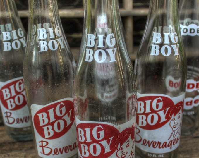 Vintage Big Boy Soda Bottle - Etsy