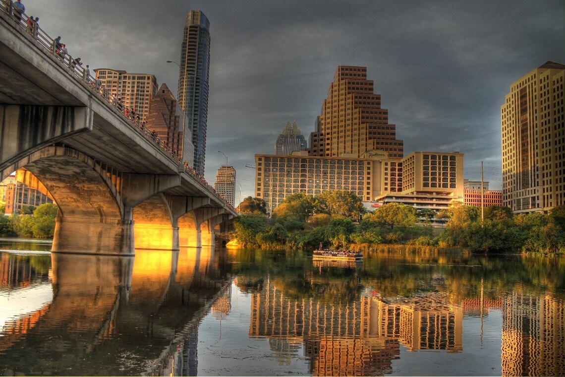 Austin Congress Bridge Bat Photo, Austin Texas, Sxsw, Home Decor ...