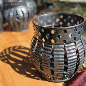 Metal Luminary, Luminary, Lantern,candle, Tea Light, Garden Light ...