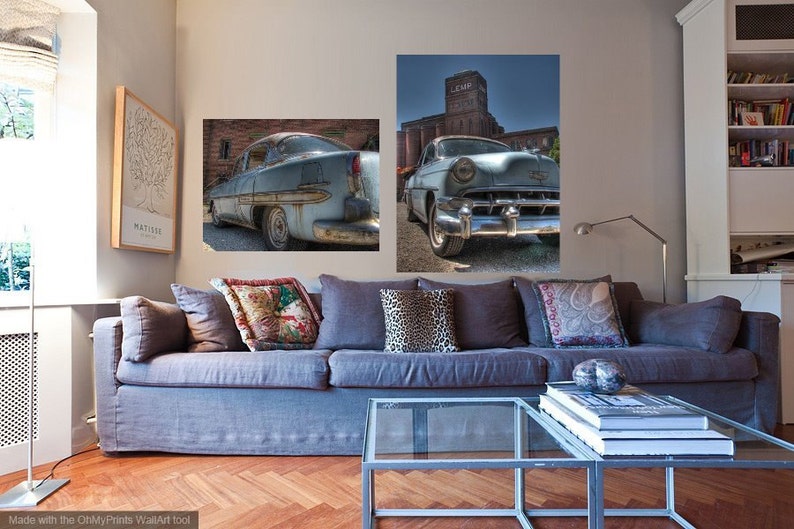 1954 Chevy Bel Air Photo Antique Car Car Home Decor Chevy - Etsy