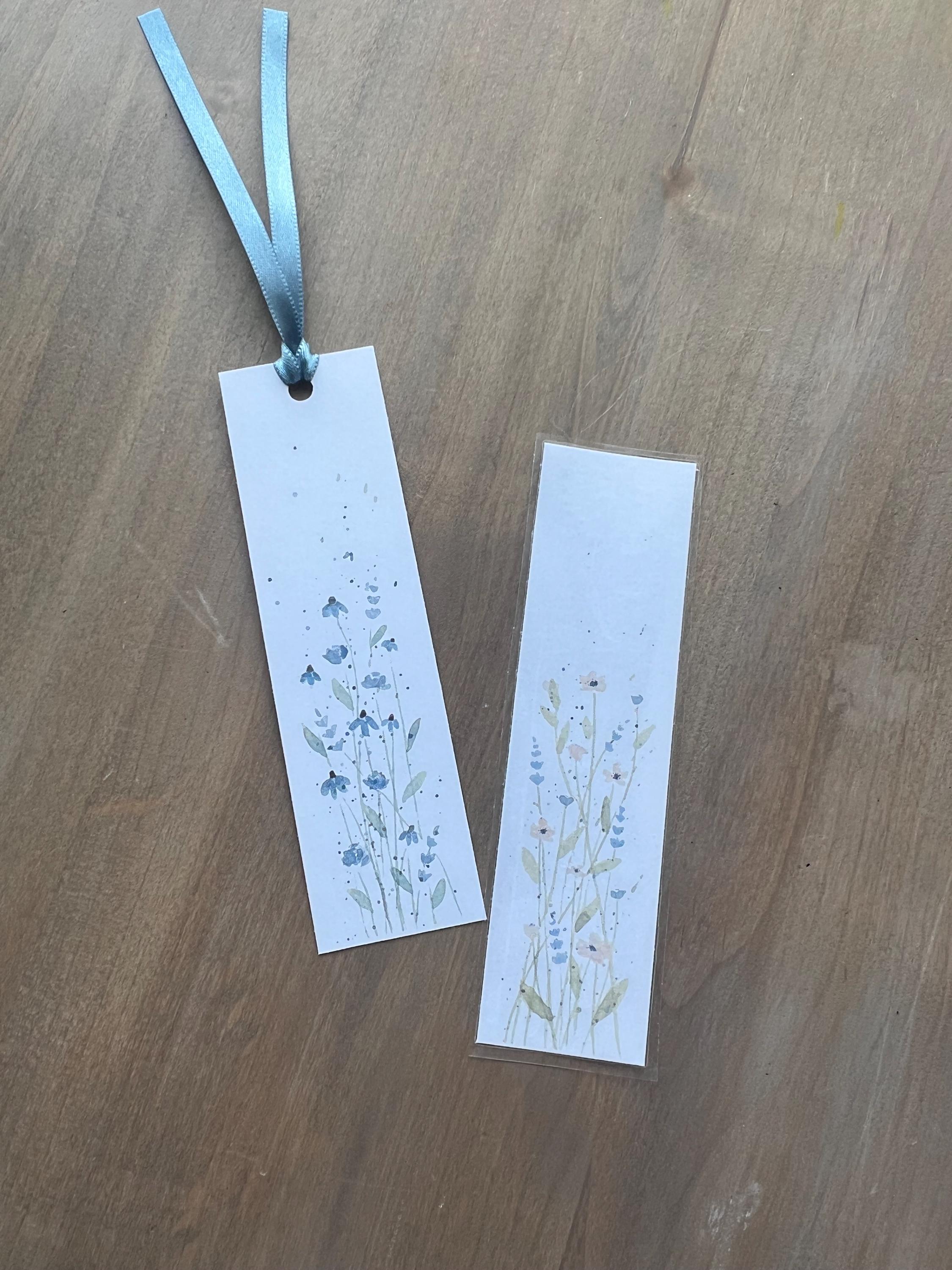 Watercolor Wildflower Bookmarks | Printable Watercolor Bookmarks ...